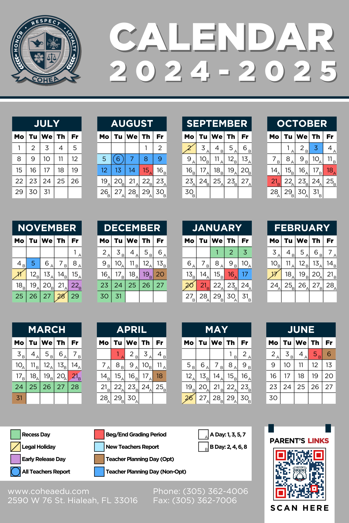 COHEA Bulldog's Welcome Back Page