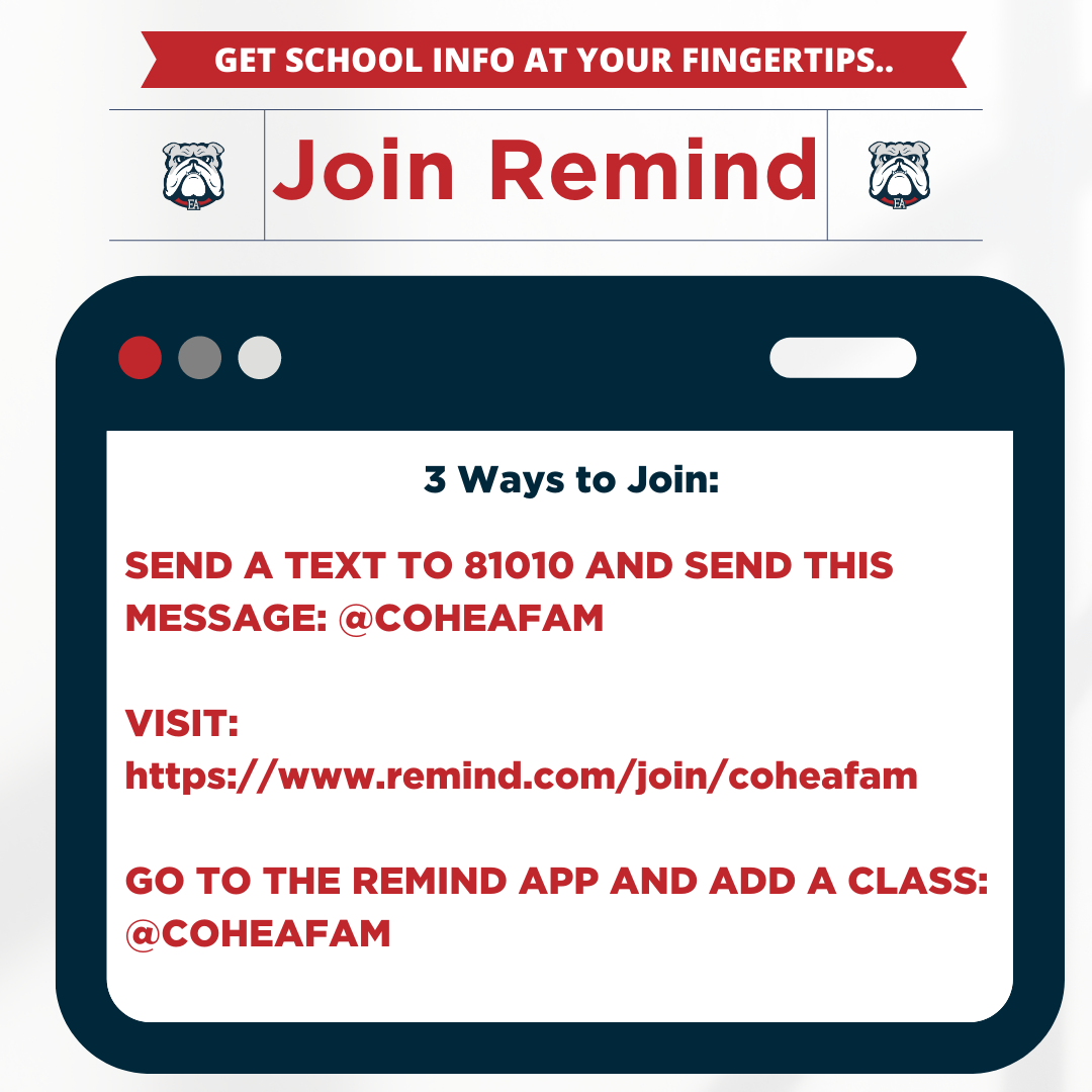 COHEA Bulldog's Welcome Back Page